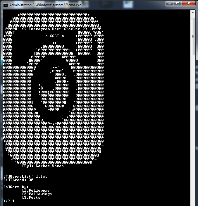 GitHub - momansoury/Instagram-User-Checker: The Best Script That Checks Followers/Followings/Posts