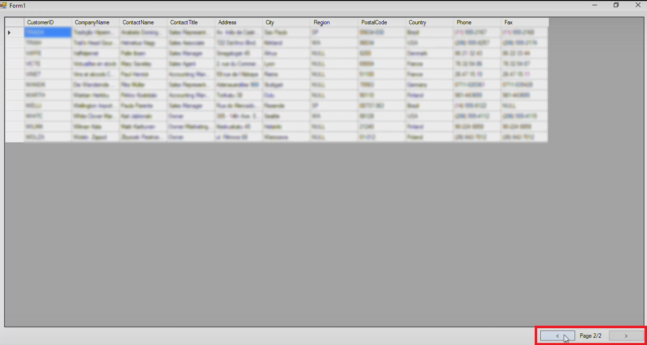 آموزش صفحه بندی DataGridView در سی شارپ c#.net - آموزش سی شارپ c#.net ...