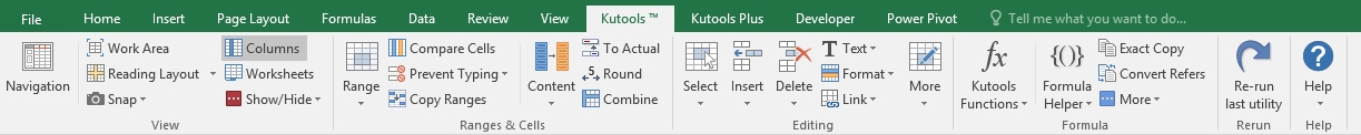 افزونه های Kutools و Kutools plus در اکسل